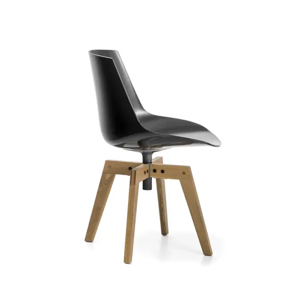 Flow Chair Color wood by MDF Italia | Classicdesign.it